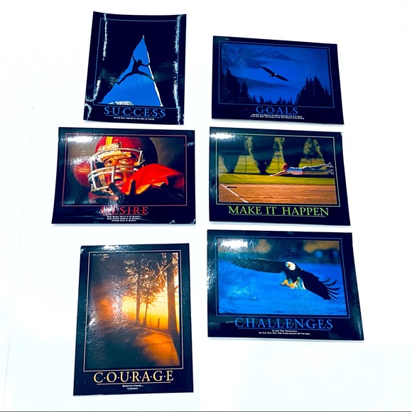 Other | 6 Inspirational Mini Postersquotes 6x8 Glossy | Poshmark